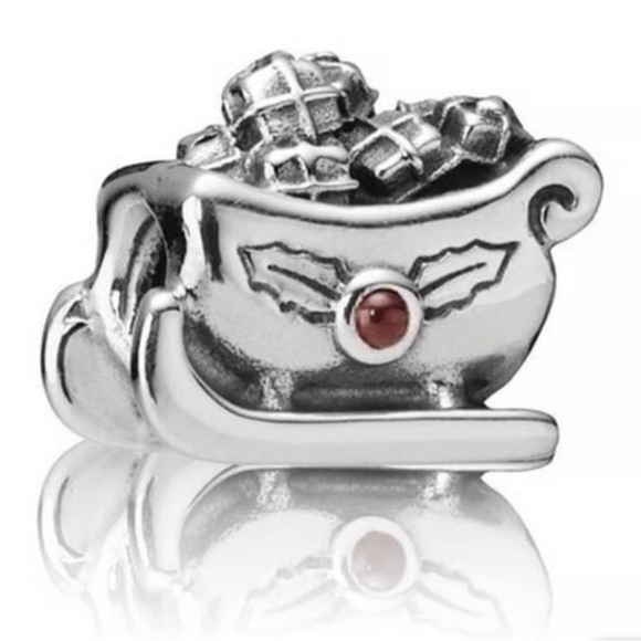 Pandora | Jewelry | Pandora Santa Sleigh Charm Retired | Poshmark